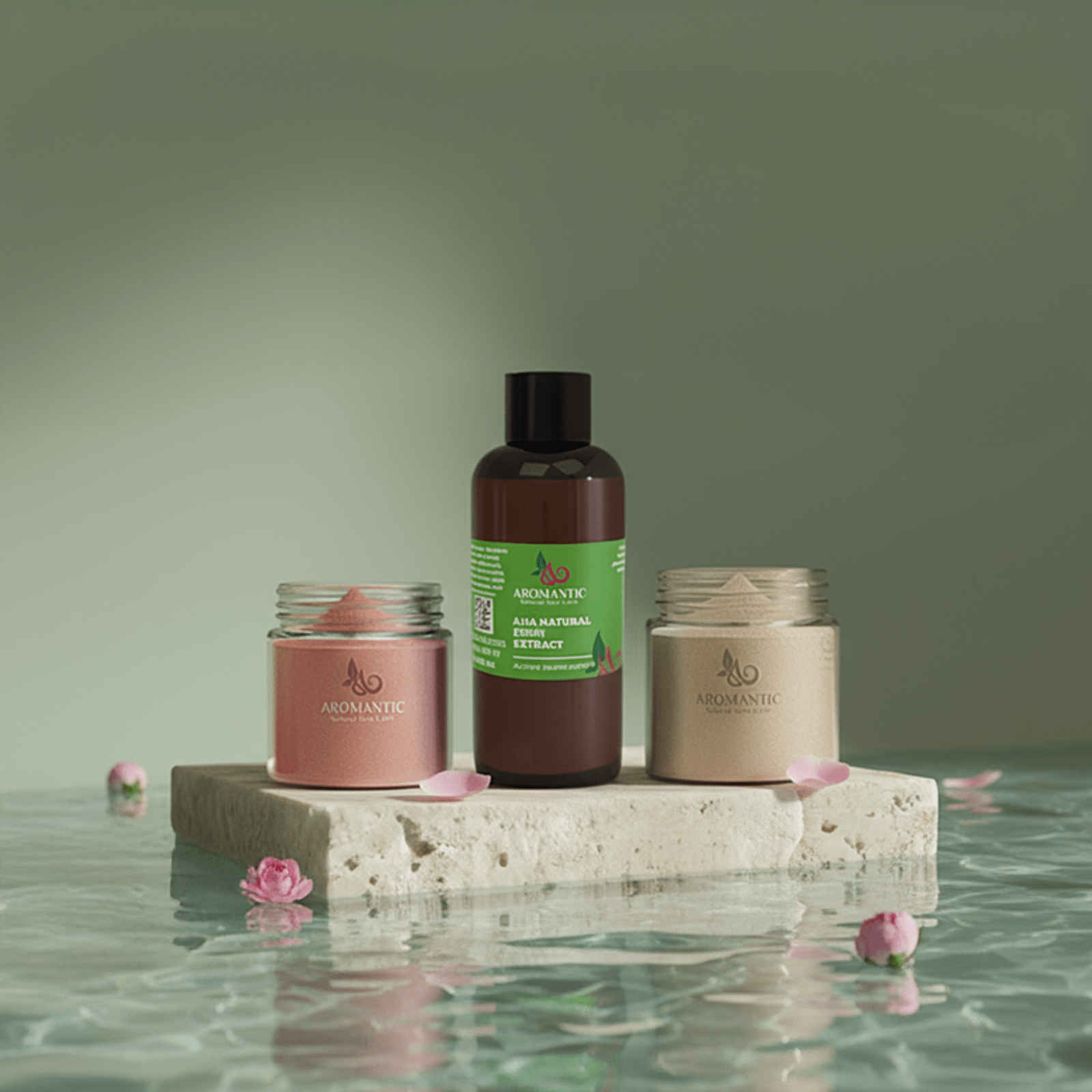 Spa Products Collection: Natural Clays and Marine Ingredients